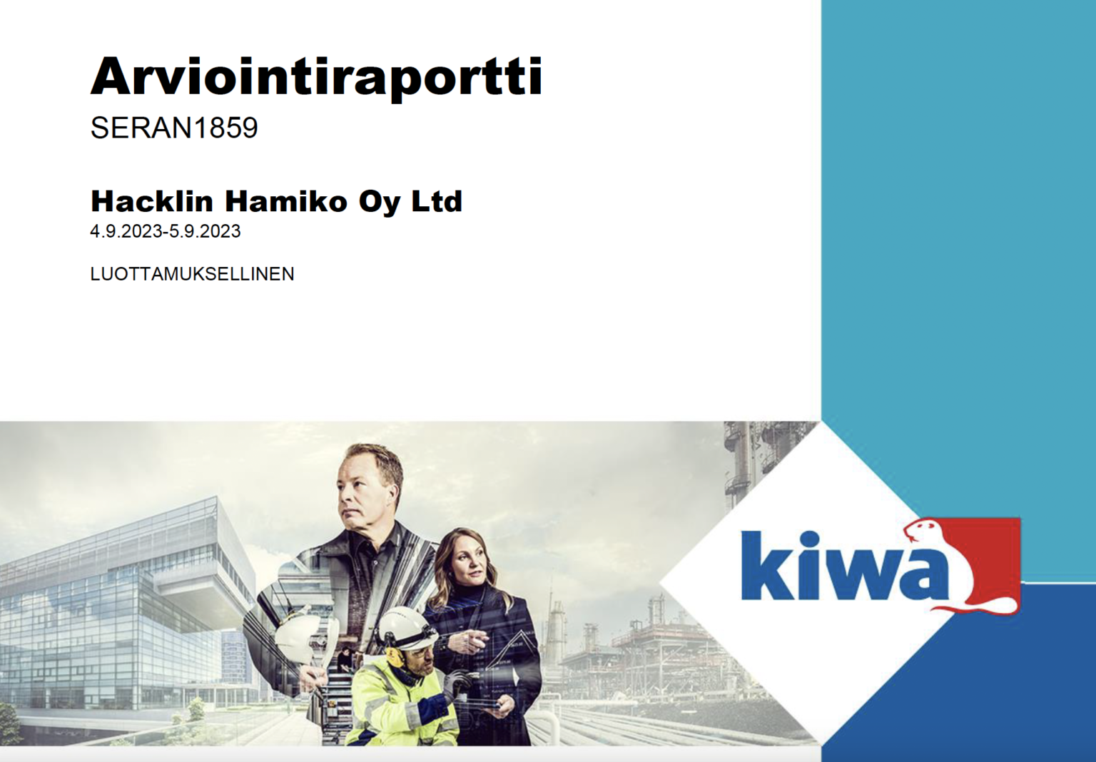 Quality audit report - Hacklin Hamiko