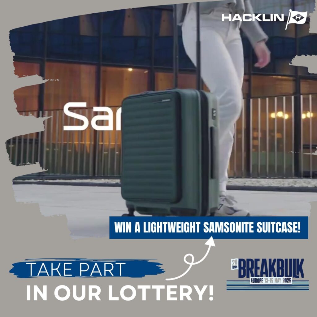 Take part in our lottery! BreakBulk Europe2025 - Hacklin Hamiko